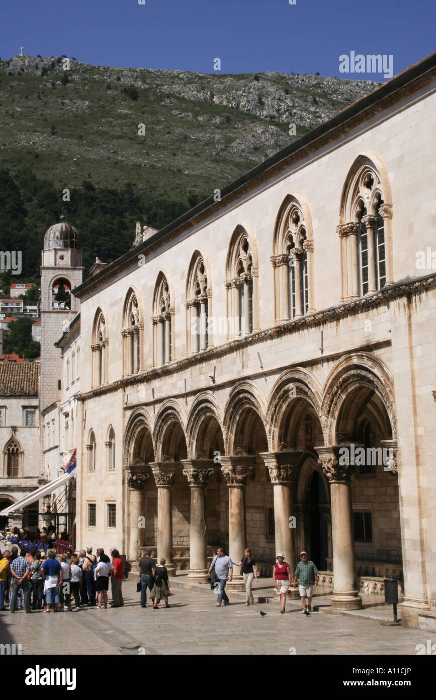 Sponza Palace Dubrovnik Stock Photo - Alamy