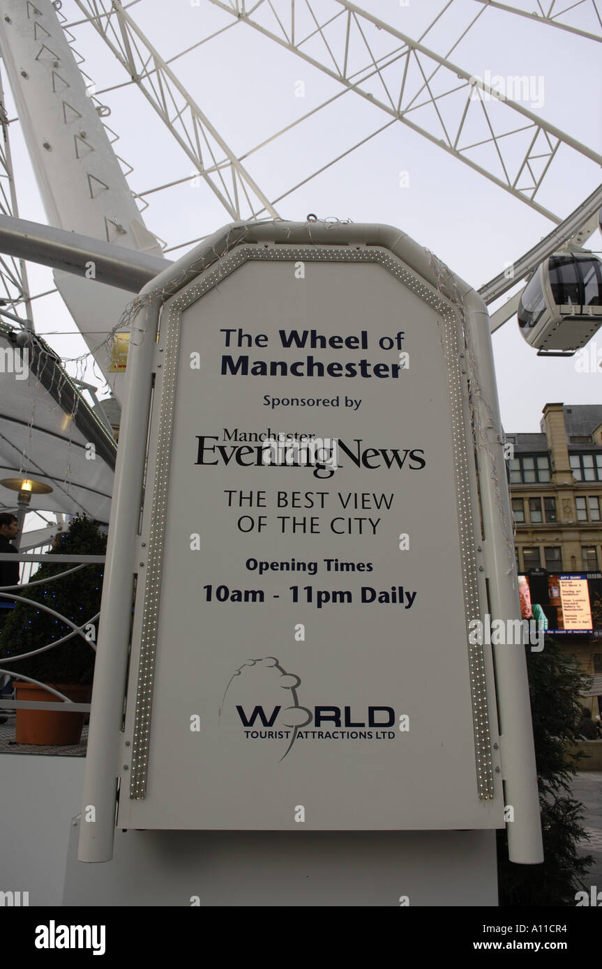 The wheel of manchester Stock Photo - Alamy