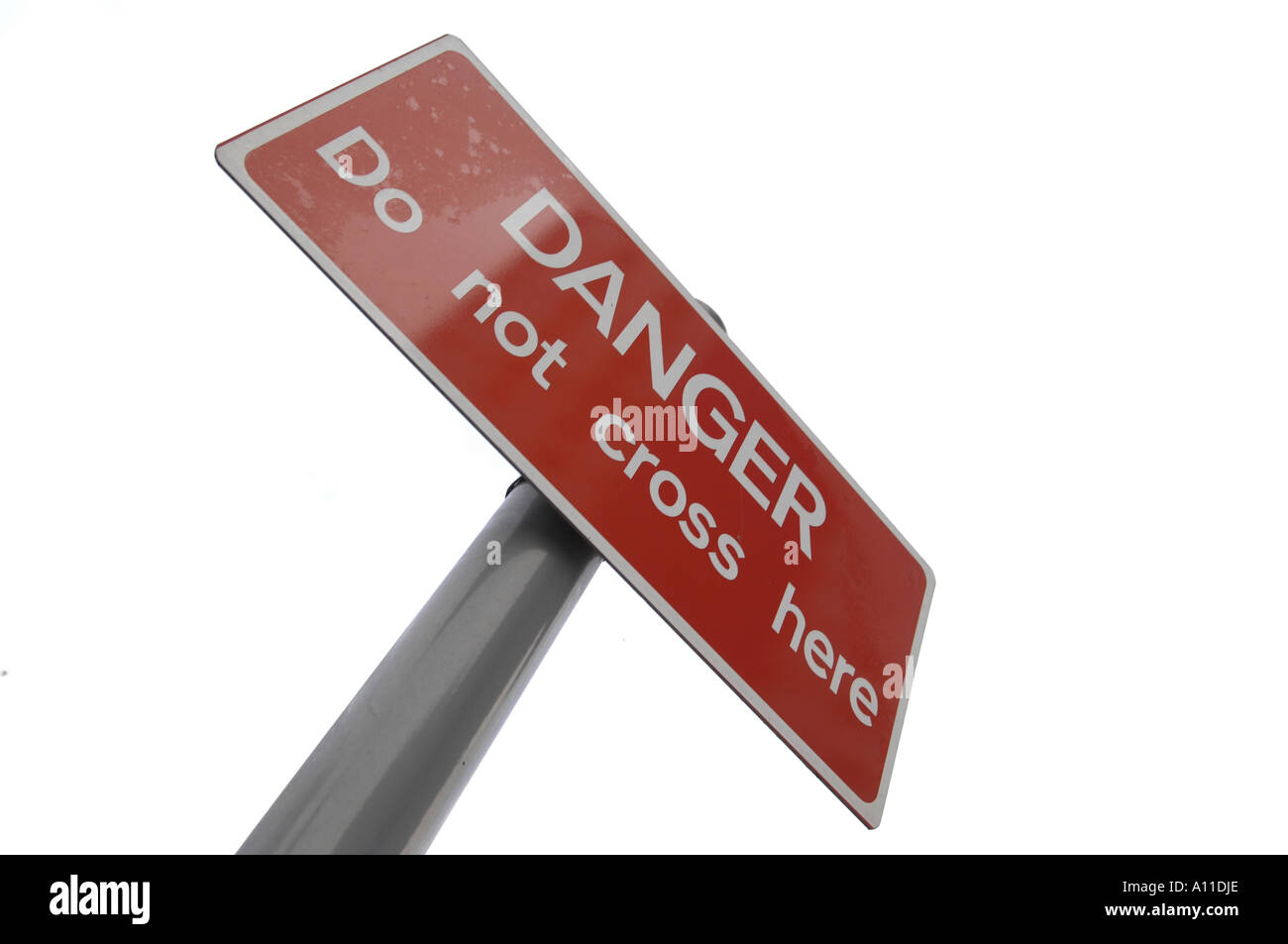 Motoring road sign Cut Out Stock Images & Pictures - Alamy