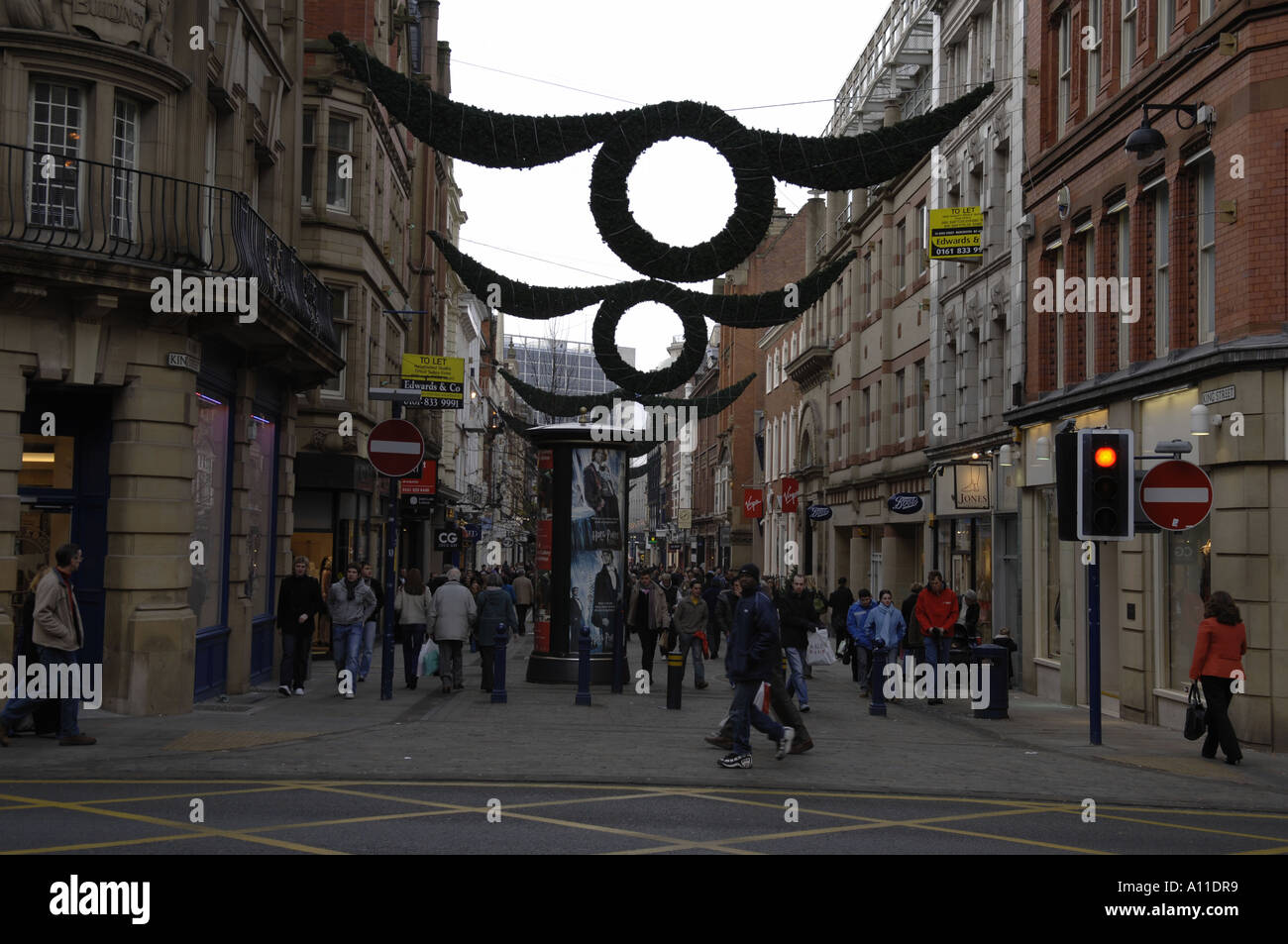 King street manchester lancashire england hi-res stock photography and ...