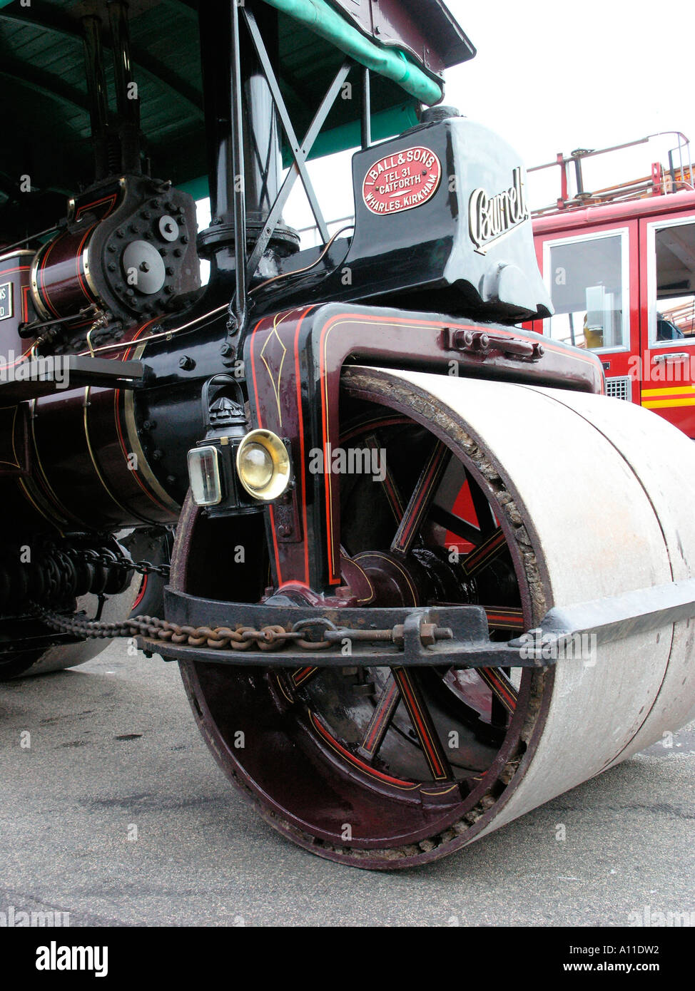 Burrell Steam Road Roller Stock Photo - Alamy