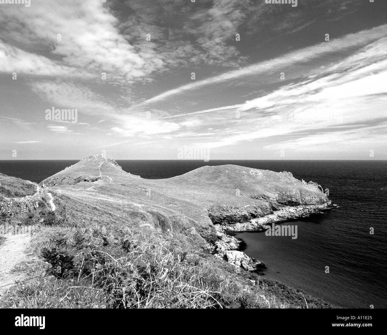 Rumps Point Cornwall UK Stock Photo - Alamy