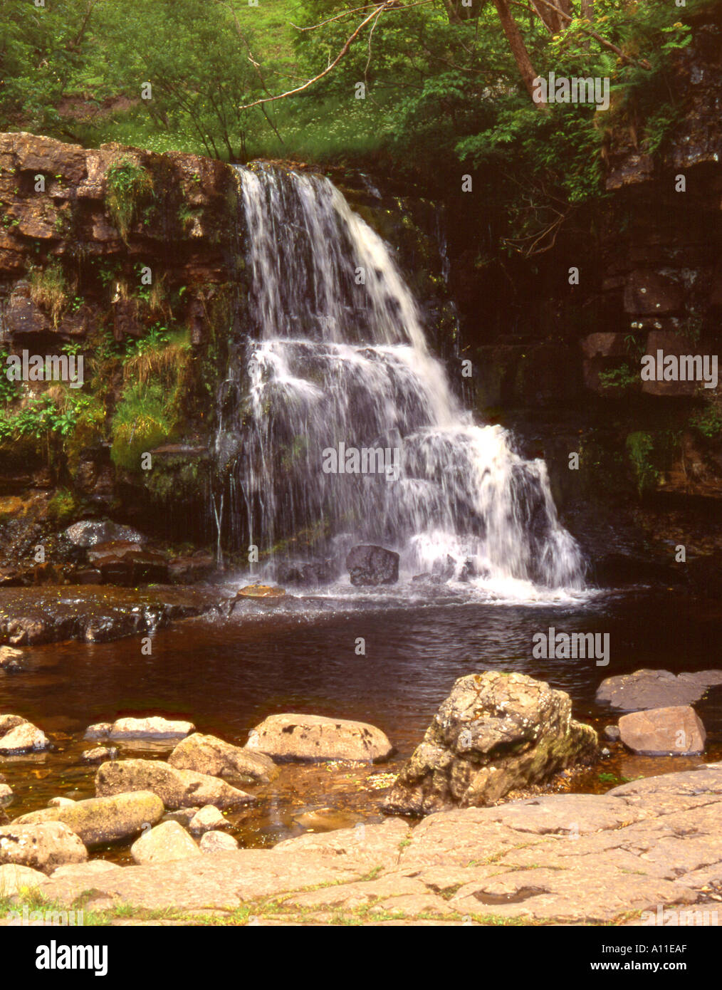 Keld waterfalls hi-res stock photography and images - Alamy