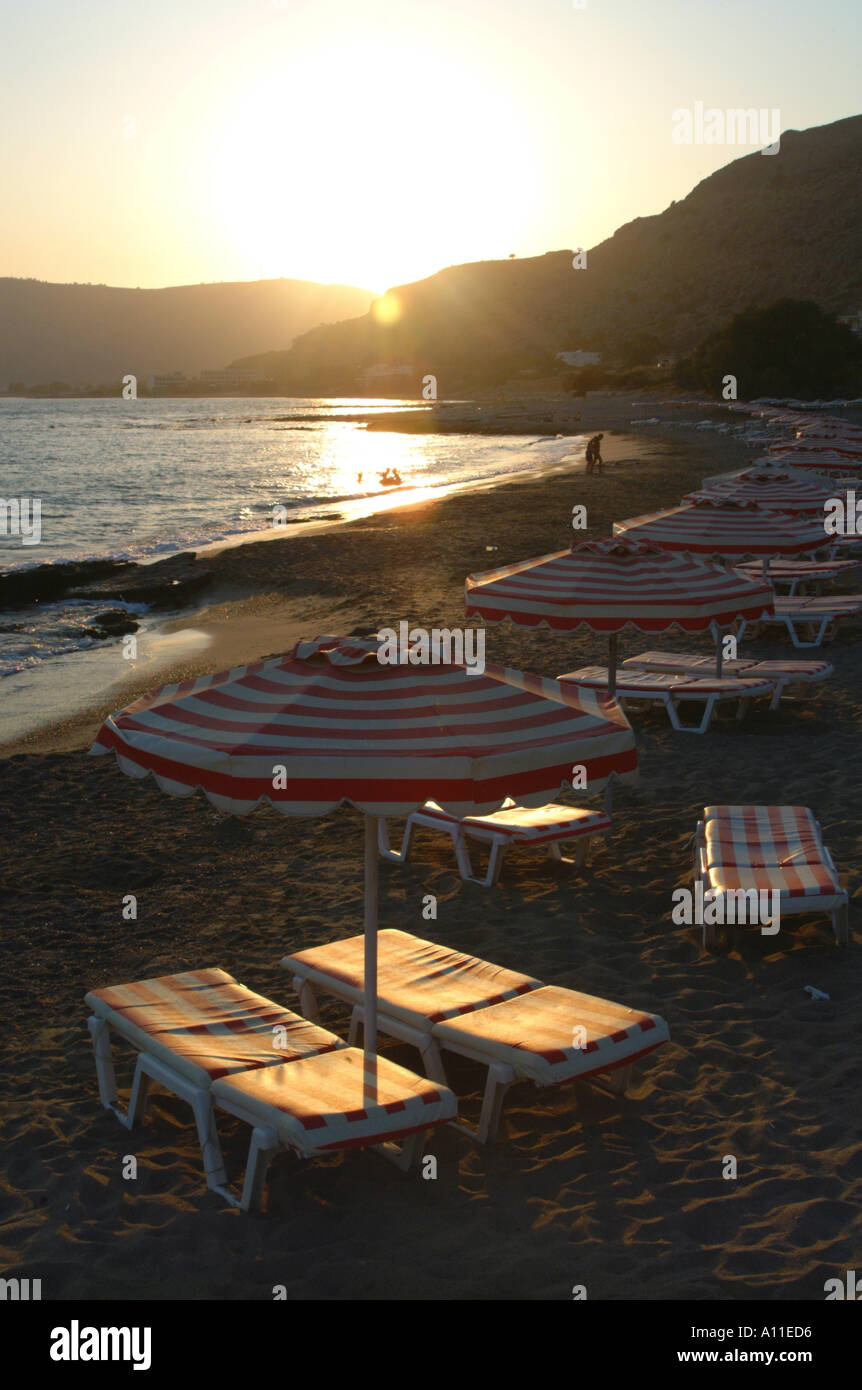 Rhodes pefkos beach hi-res stock photography and images - Alamy