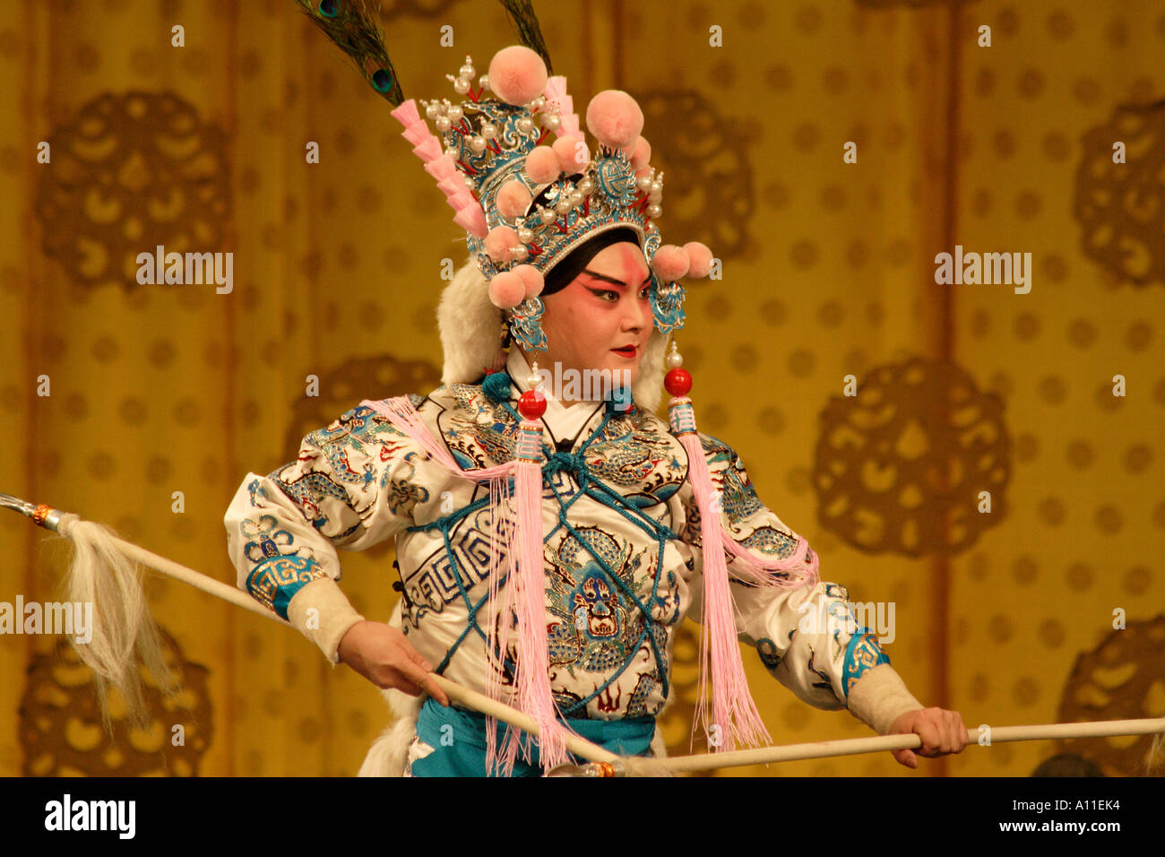 The hero of the Opera sings in Bejing, China Stock Photo - Alamy