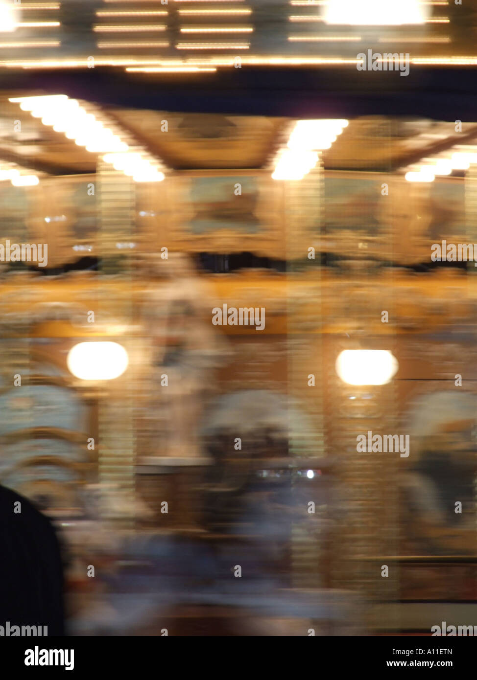 fair ground at night Stock Photo - Alamy