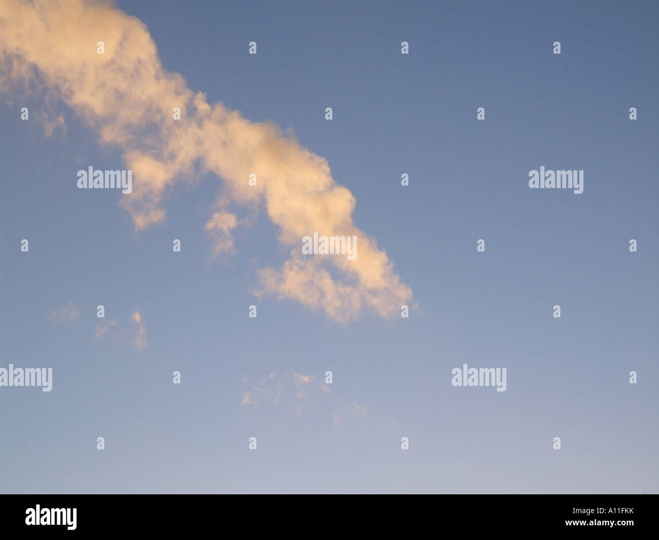one cloud in sky Stock Photo - Alamy