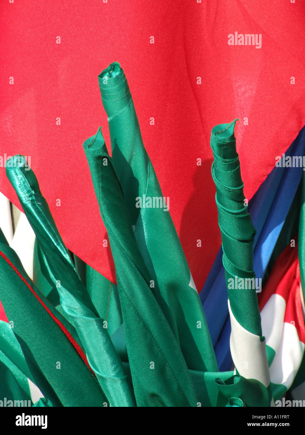 flags at rally Stock Photo - Alamy