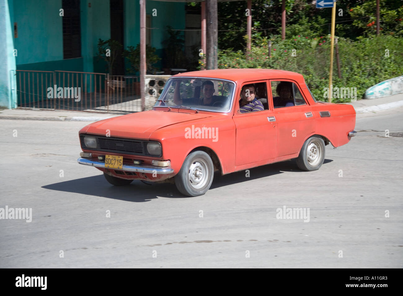 Russian lada in cuba hi-res stock photography and images - Alamy
