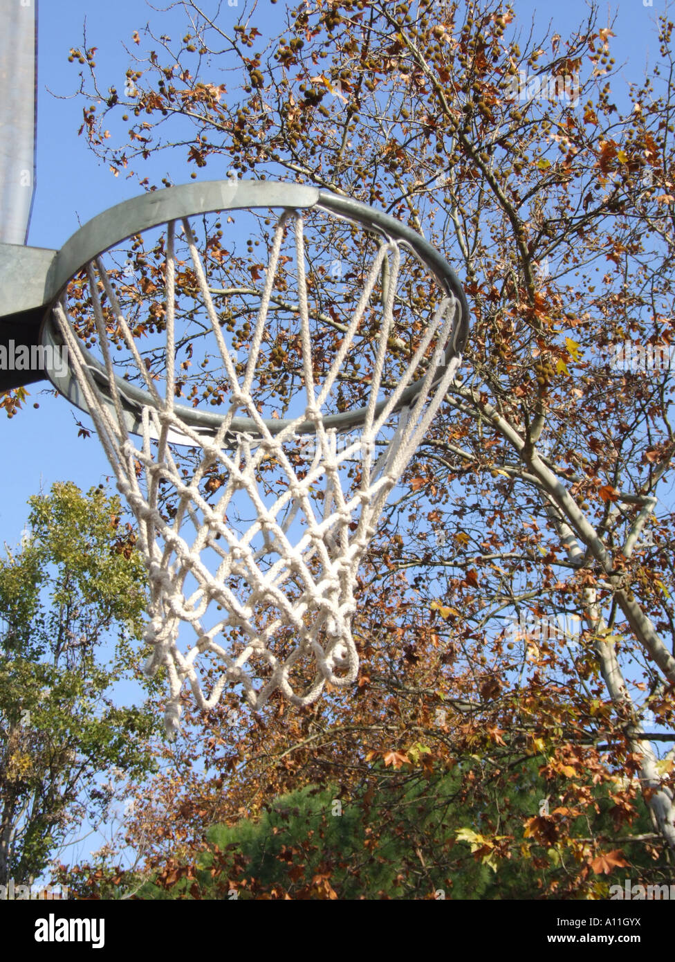 basketball hoop outdoors Stock Photo - Alamy