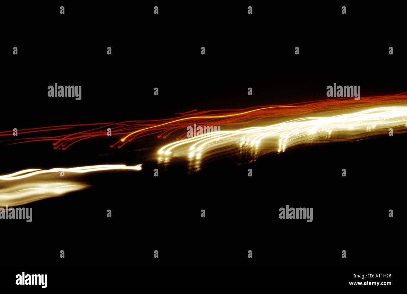 Night with streaky lights hi-res stock photography and images - Alamy