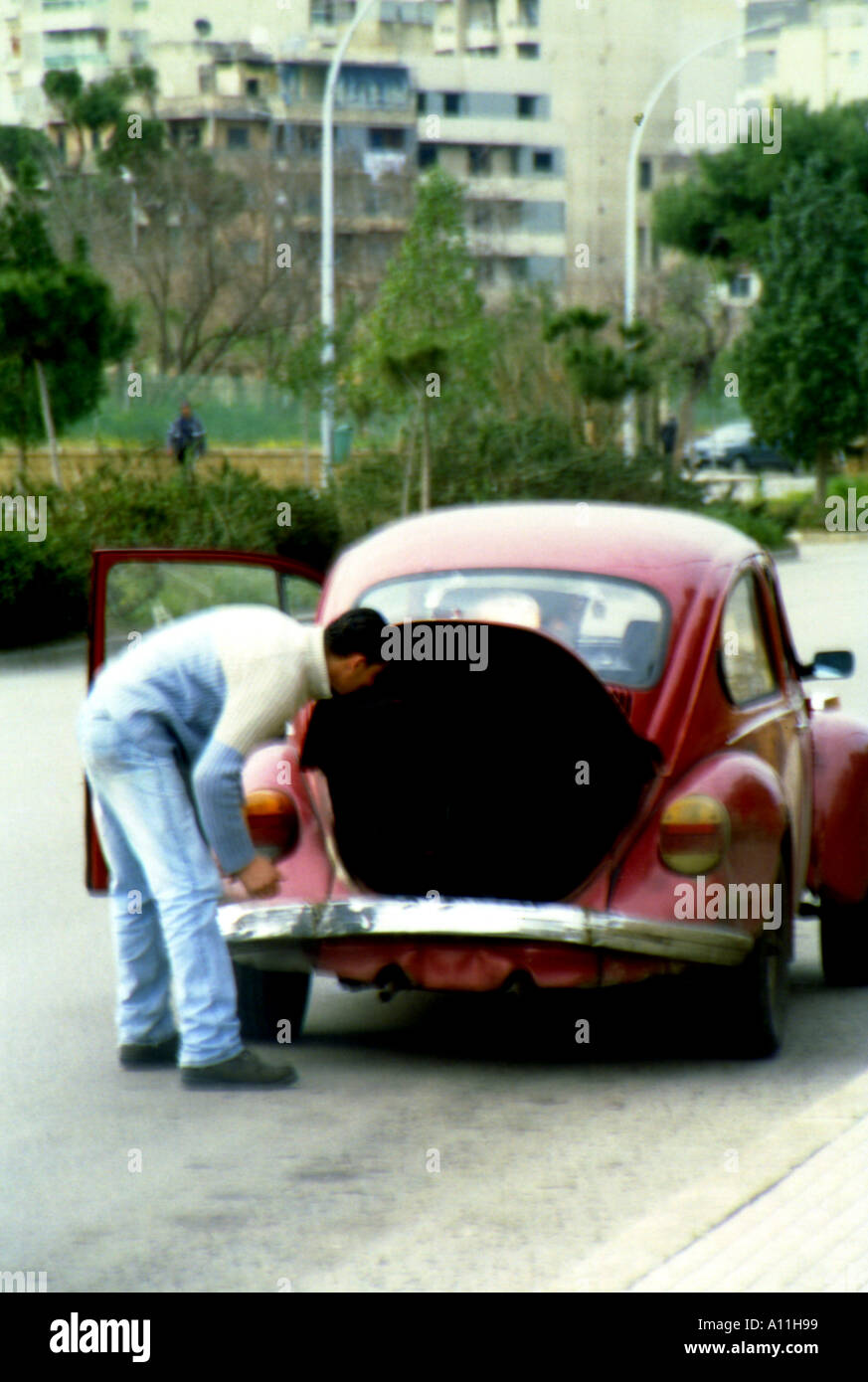 breakdown on highway Stock Photo - Alamy