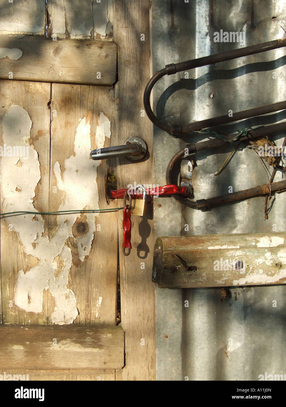 makeshift home in countryside Stock Photo - Alamy