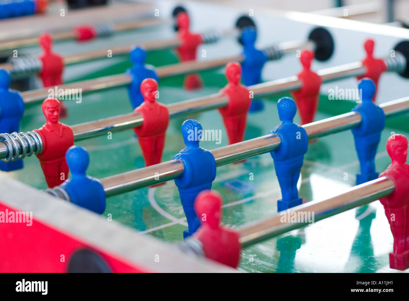 Table soccer game Stock Photo - Alamy