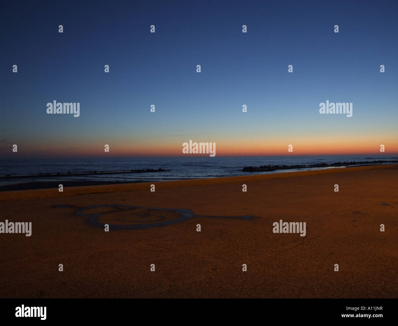 coastline at night Stock Photo - Alamy
