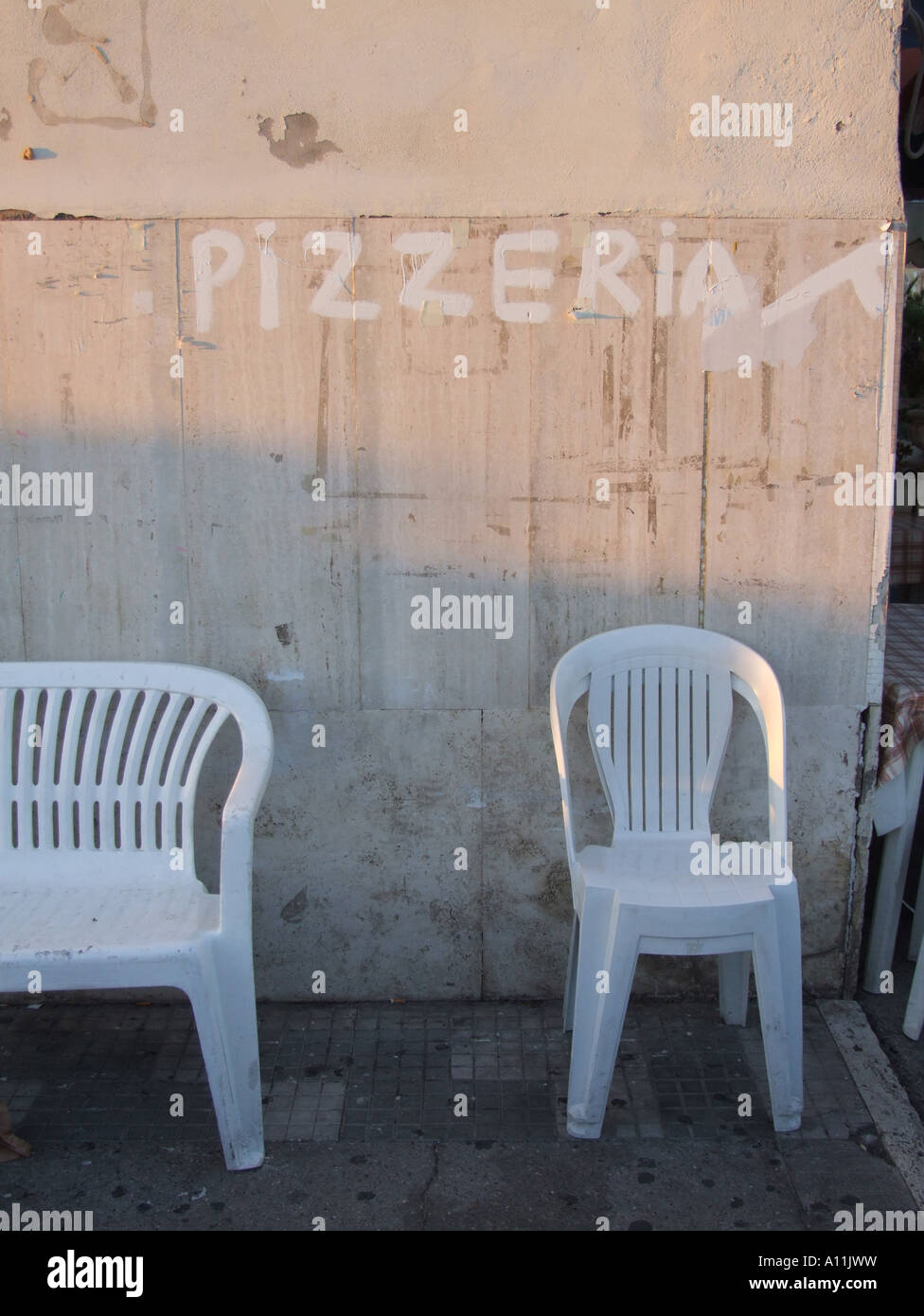 pizzeria sign in italy Stock Photo - Alamy