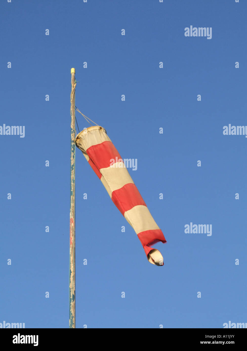 windsock and blue sky Stock Photo - Alamy