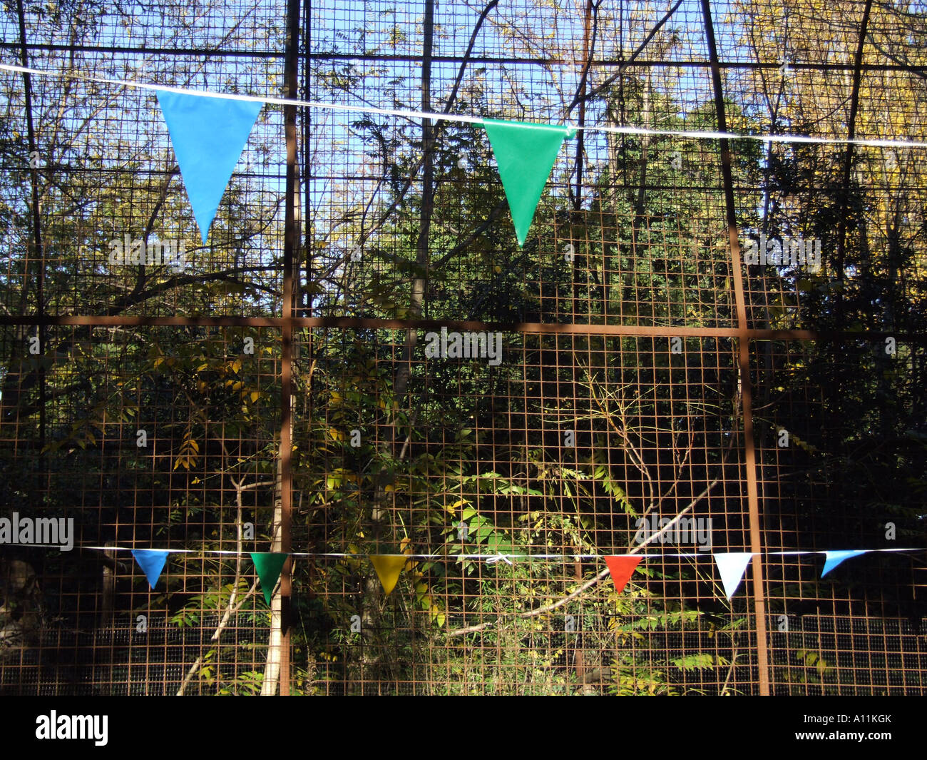 carnival bunting flags Stock Photo - Alamy