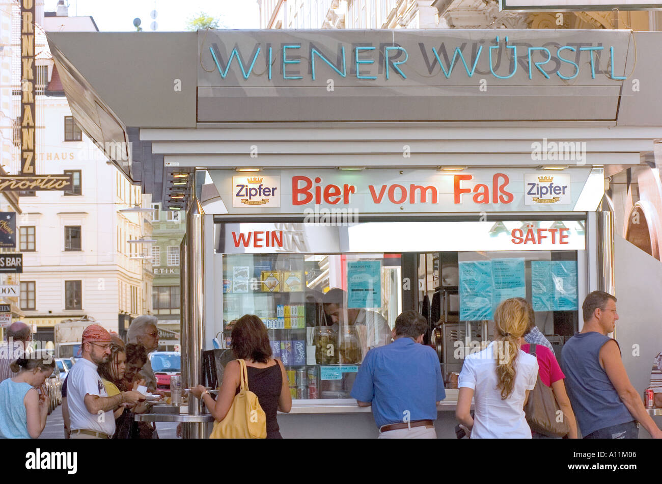 Traditional austrian sausage stand hi-res stock photography and images ...