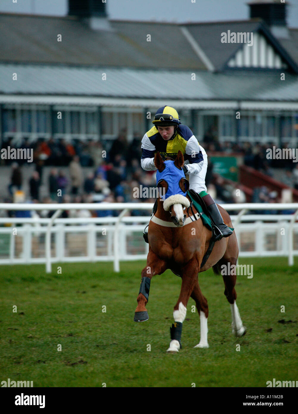 Jockey grandstand hi-res stock photography and images - Alamy