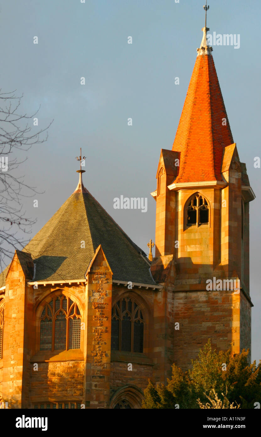 Church of Scotland Protestant Christian Church building in early ...