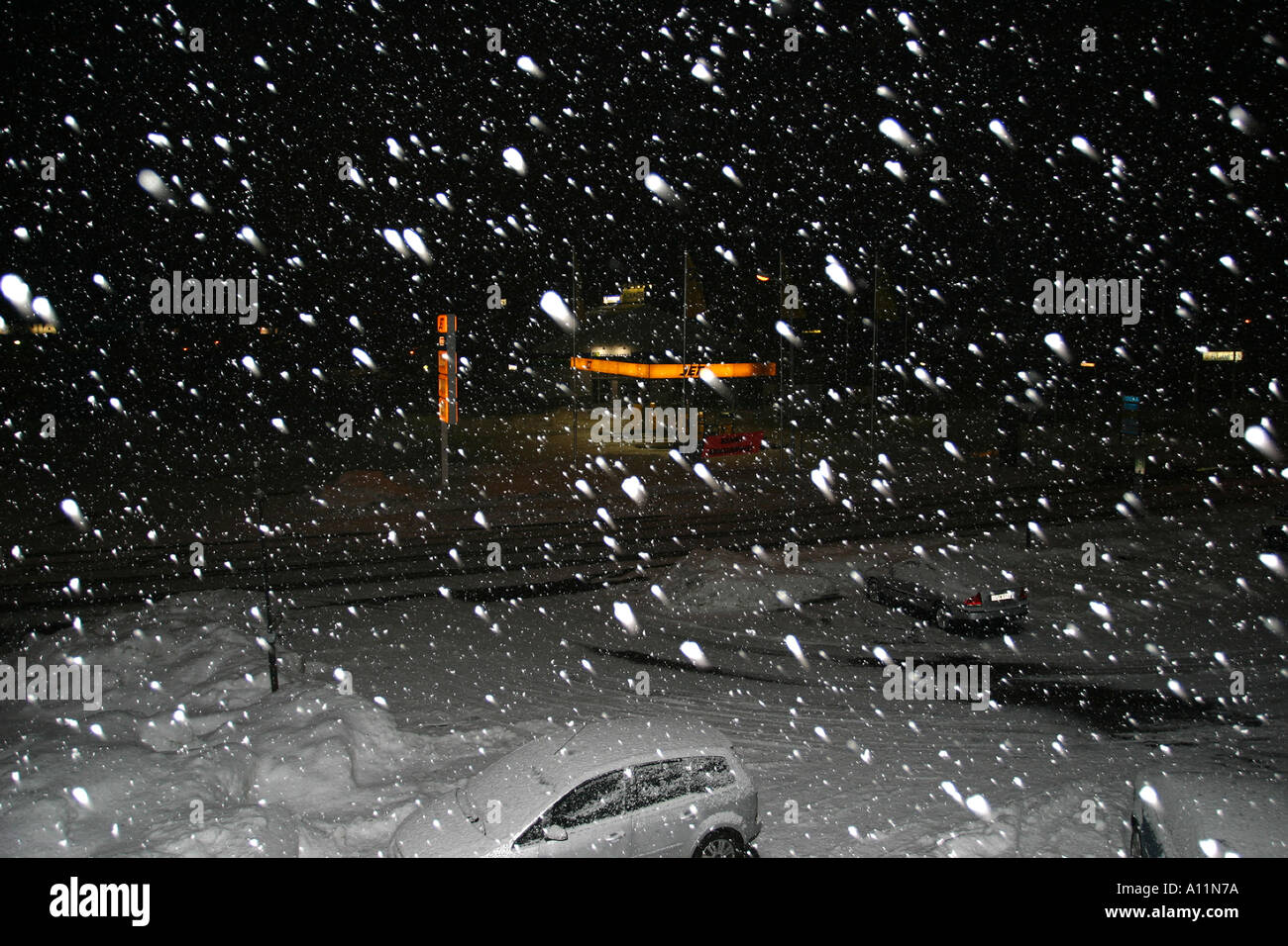Winter photo with flash Stock Photo - Alamy