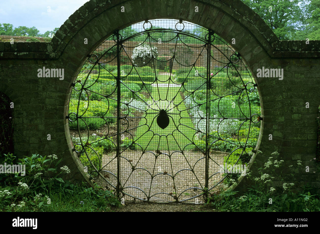 Garden gate spider web design hi-res stock photography and images - Alamy