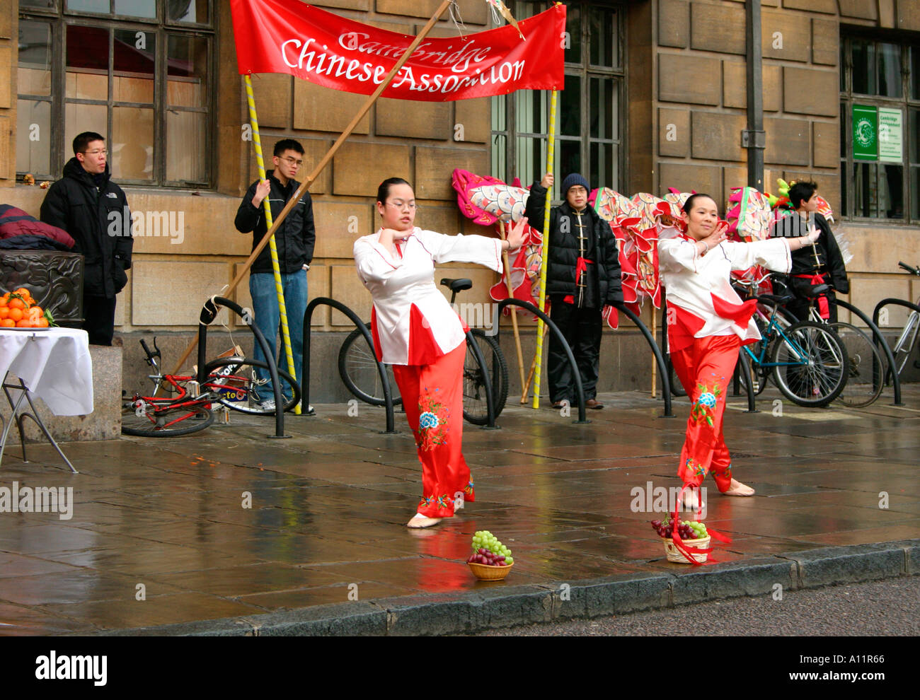 Chinese New Year Dancing 2005 Stock Photo - Alamy