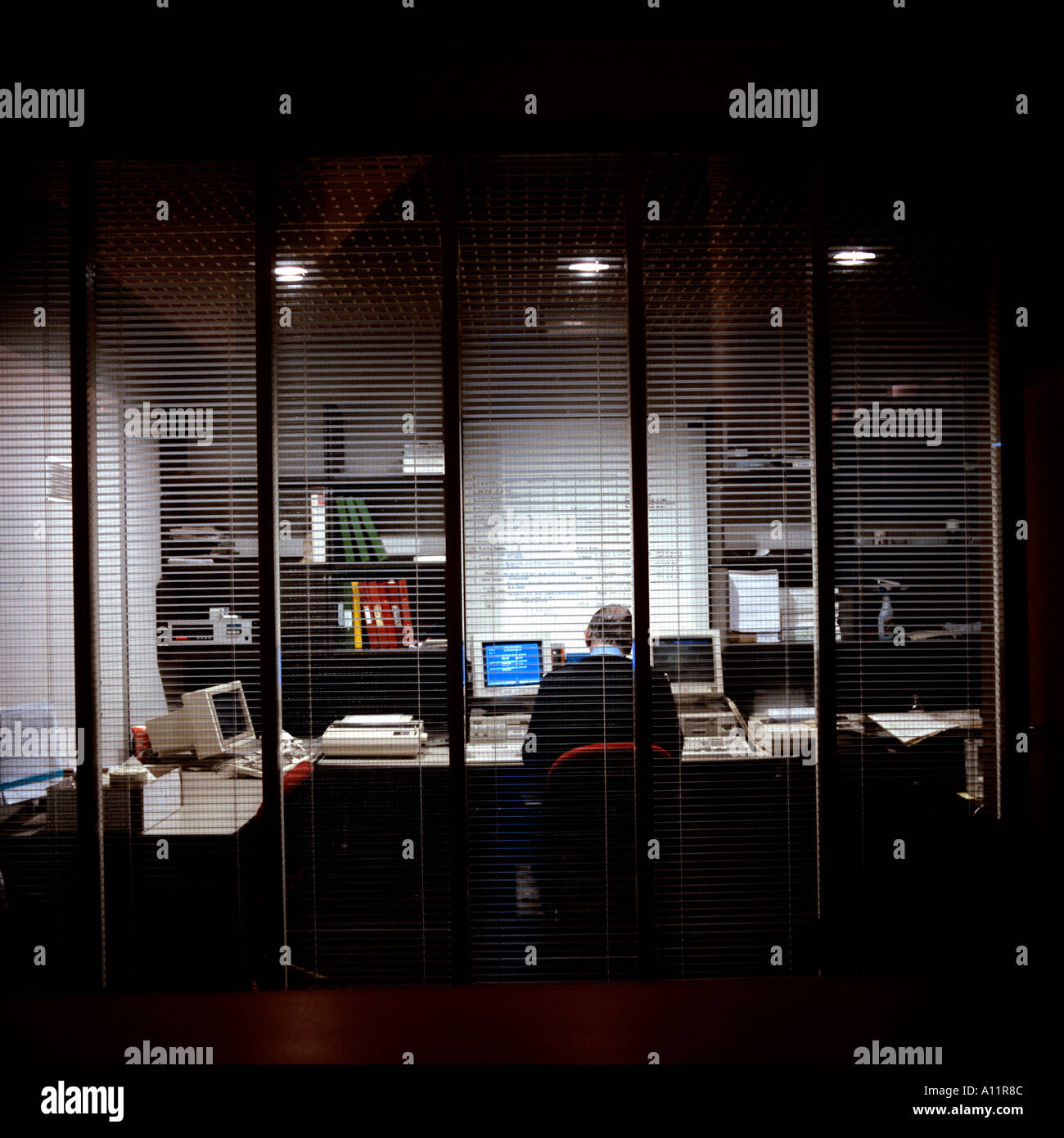 Security Guard in Office Stock Photo - Alamy