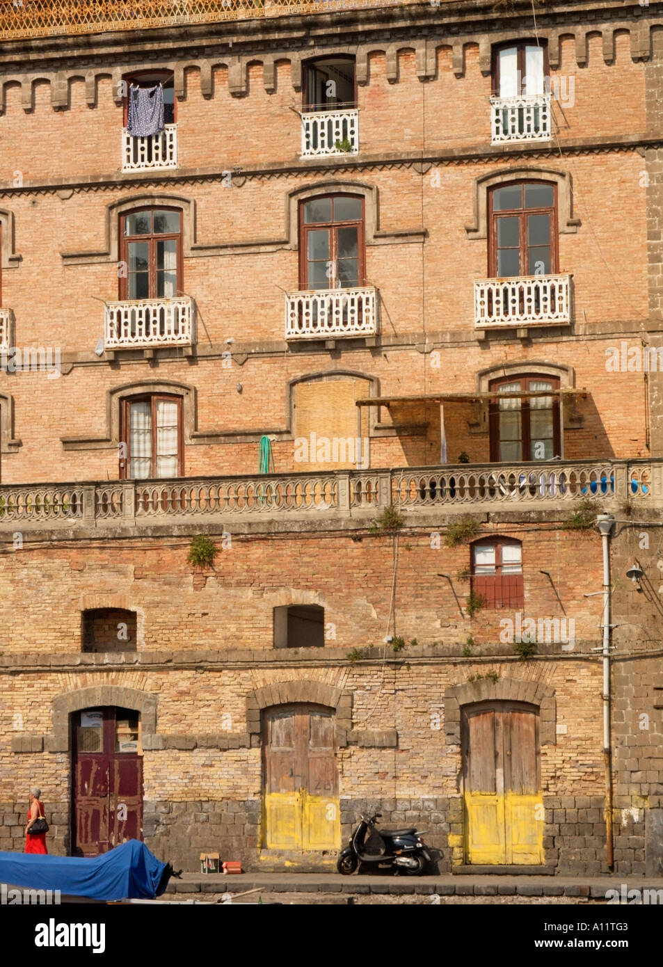 Slipway beach on the corner of Via Marina Piccola overlooked by the ...