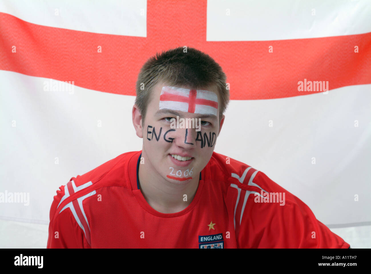 england football fan Stock Photo - Alamy
