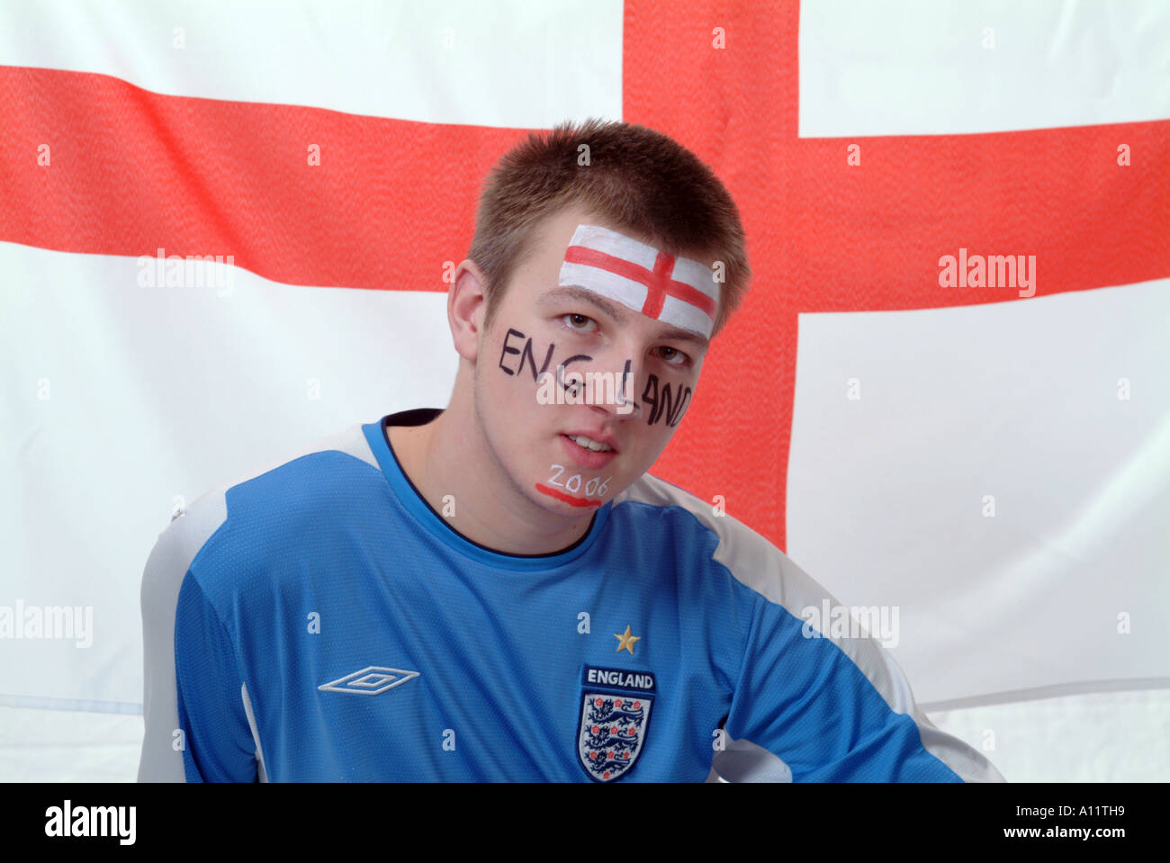 england football fan Stock Photo - Alamy