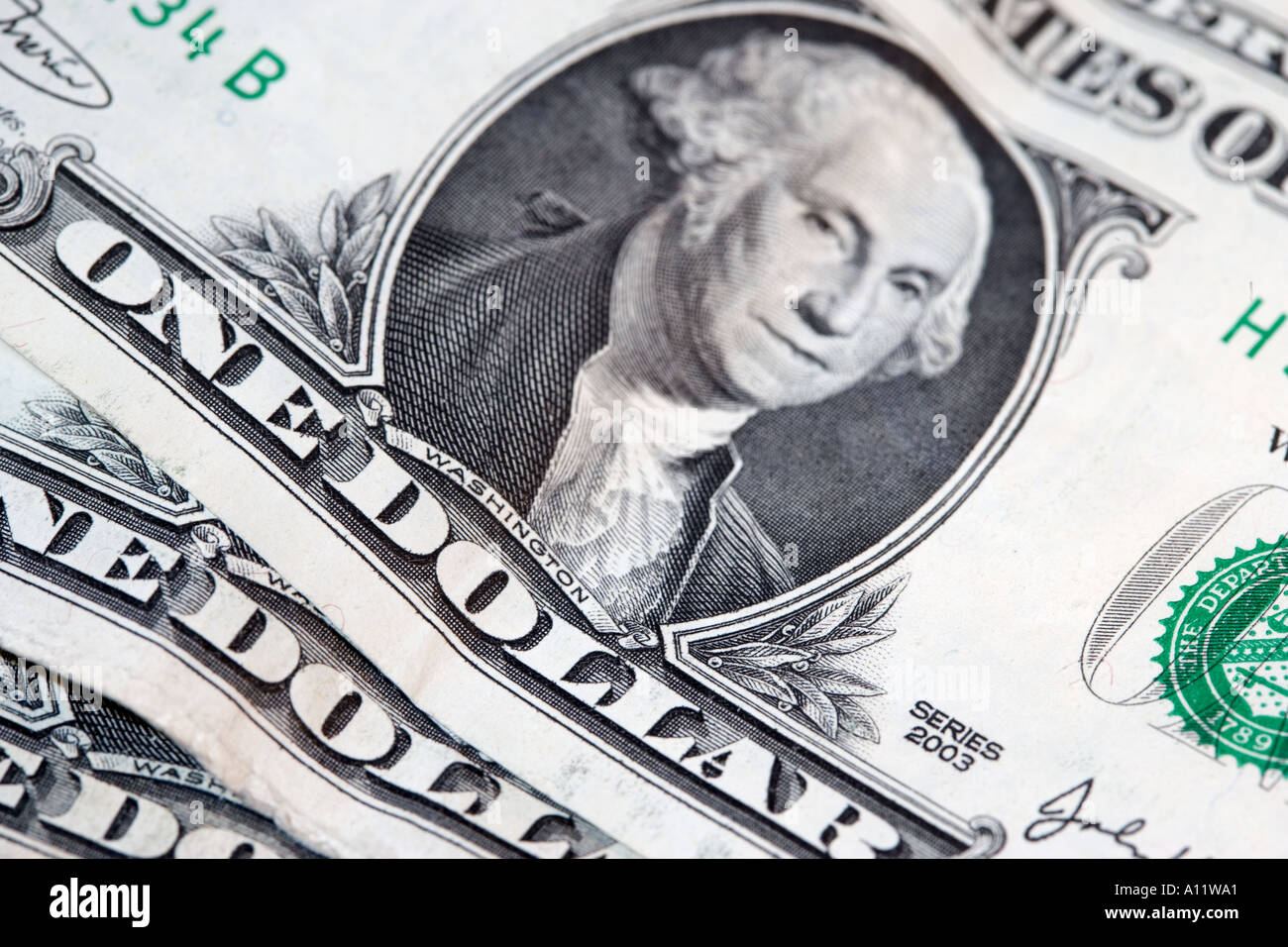 1 dollar bill george washington hi-res stock photography and images - Alamy