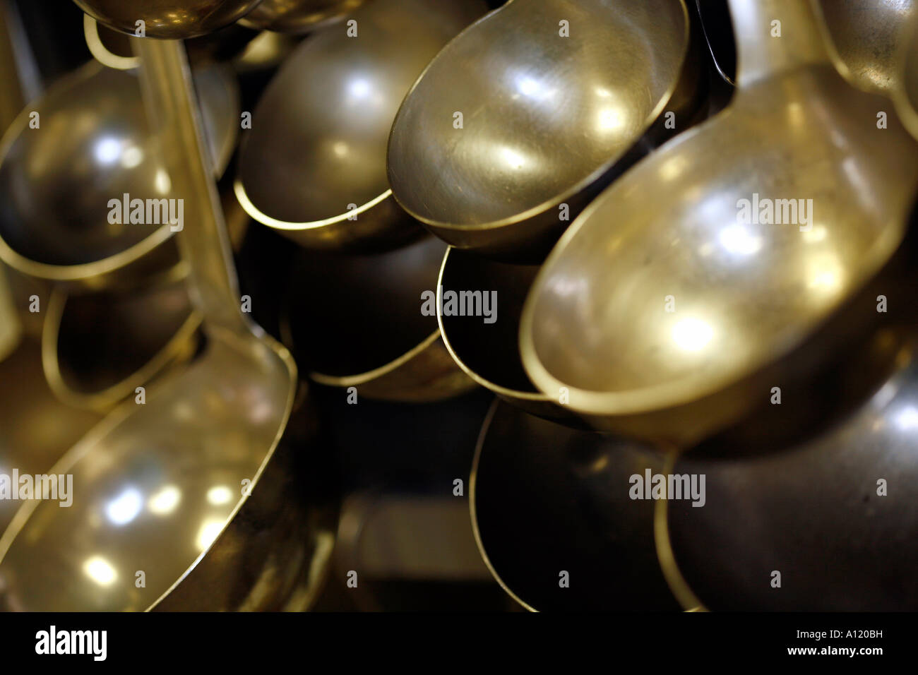 Ladle in a restaurant kitchen Stock Photo - Alamy