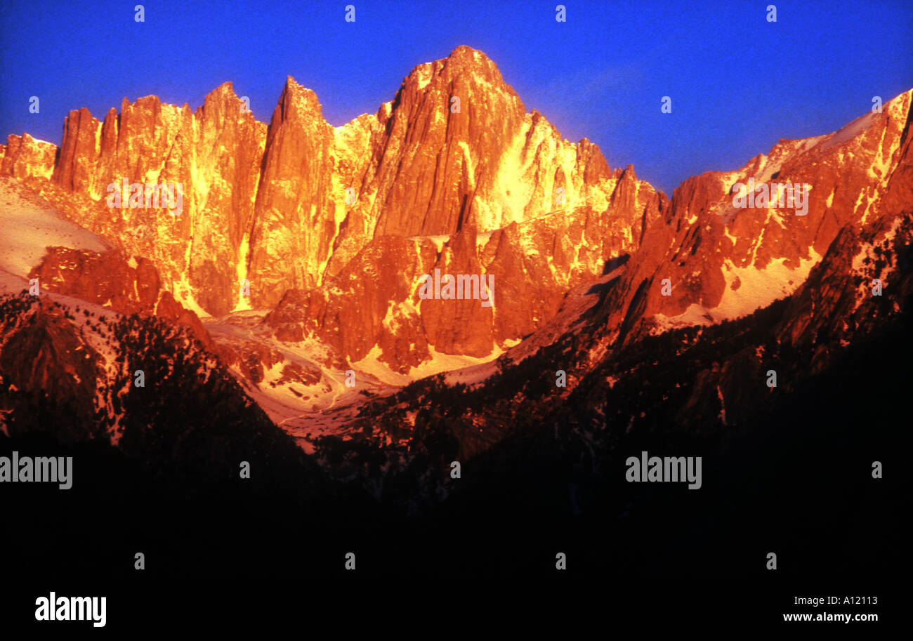 Mt Whitney California Stock Photo - Alamy