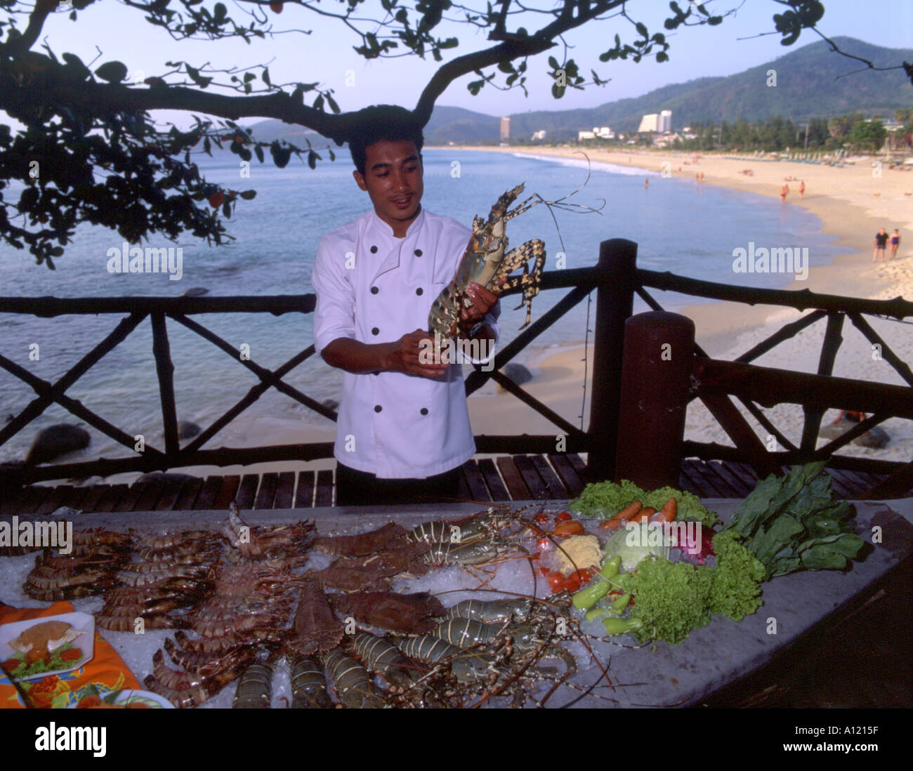 Thailand Phuket Fish lunch Stock Photo - Alamy