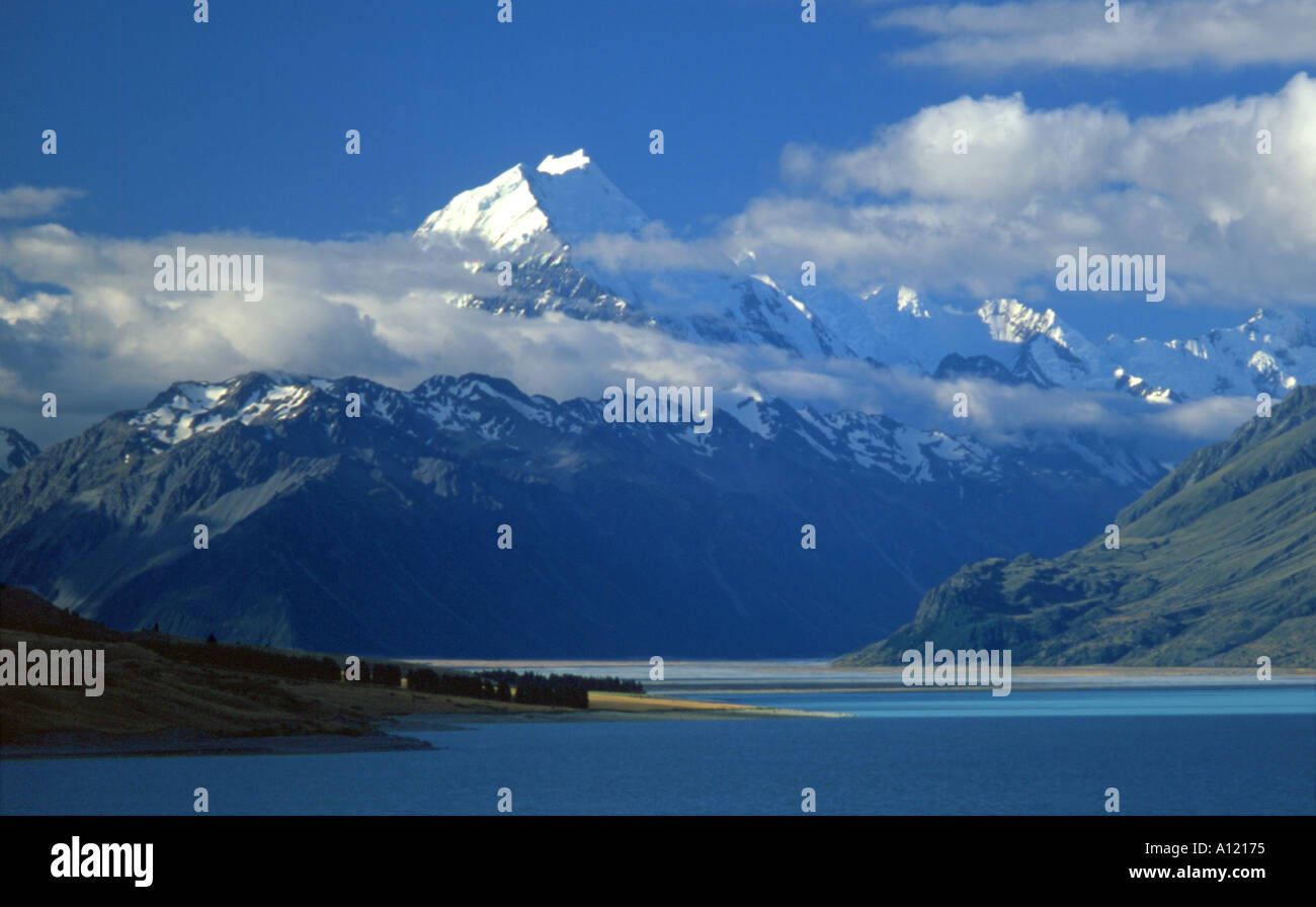 New Zealand Mount Cook Stock Photo - Alamy