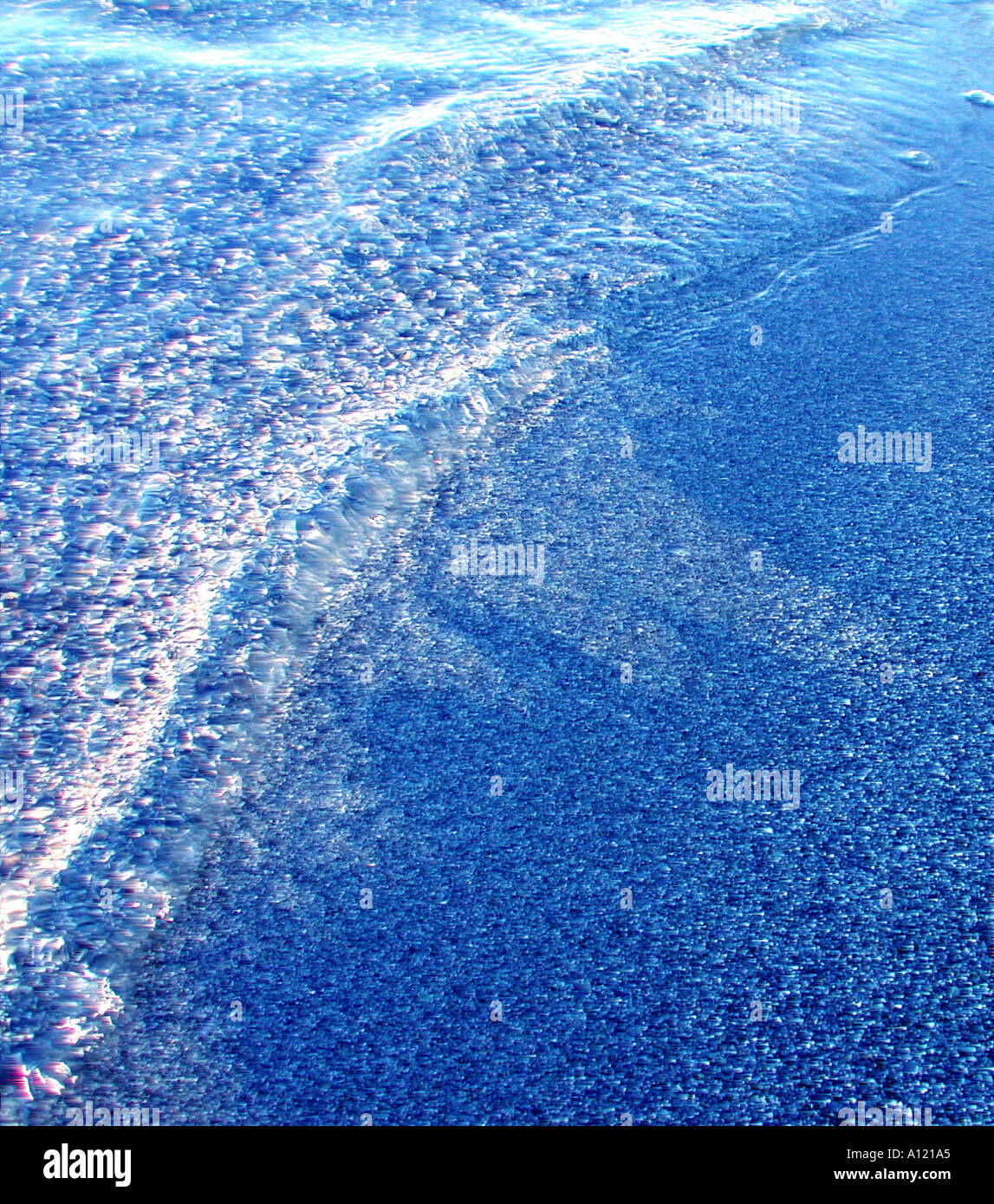 clear fresh water on a beach Stock Photo - Alamy