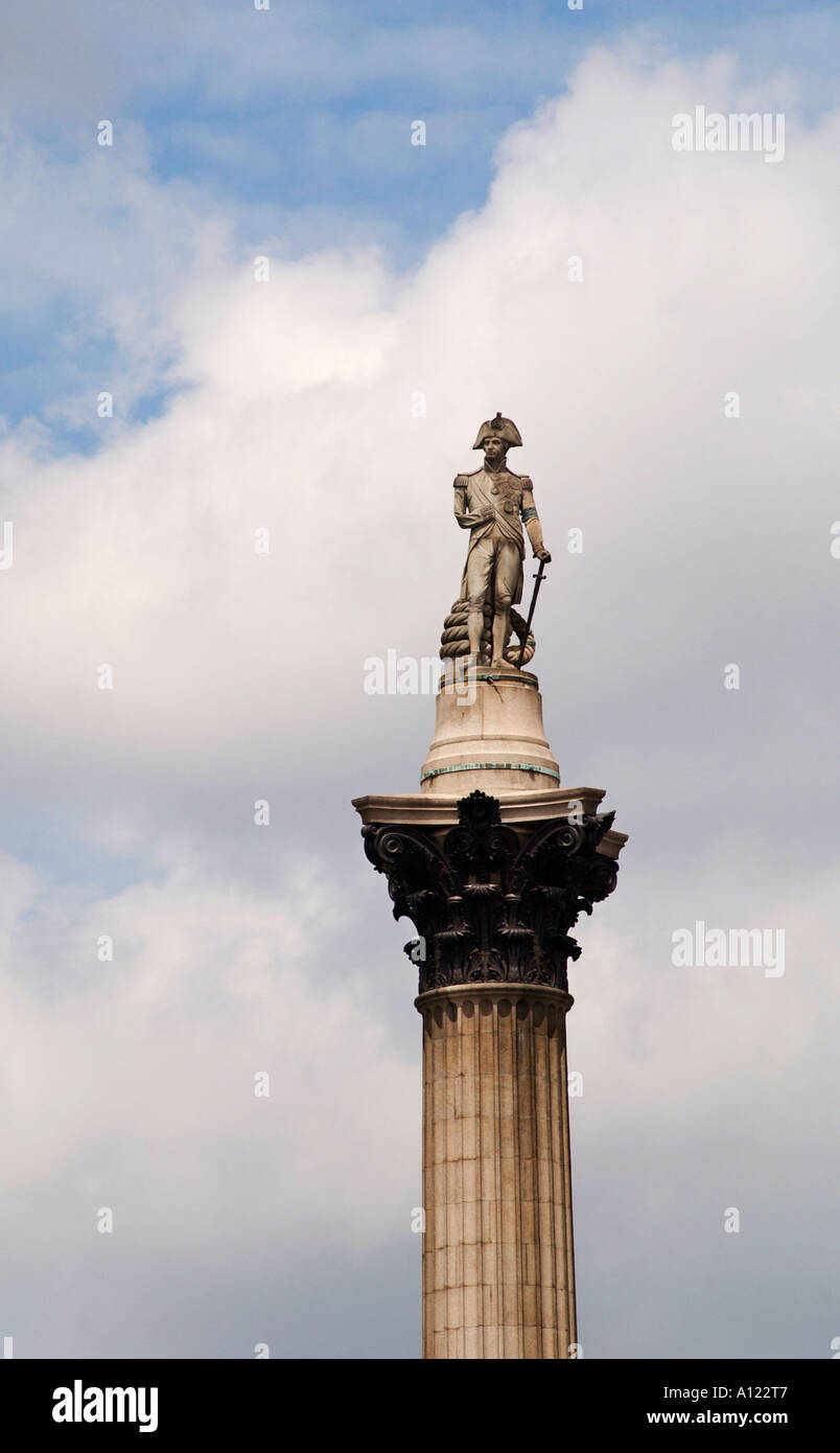 Nelson s Column in Trafalgar Square London Stock Photo - Alamy
