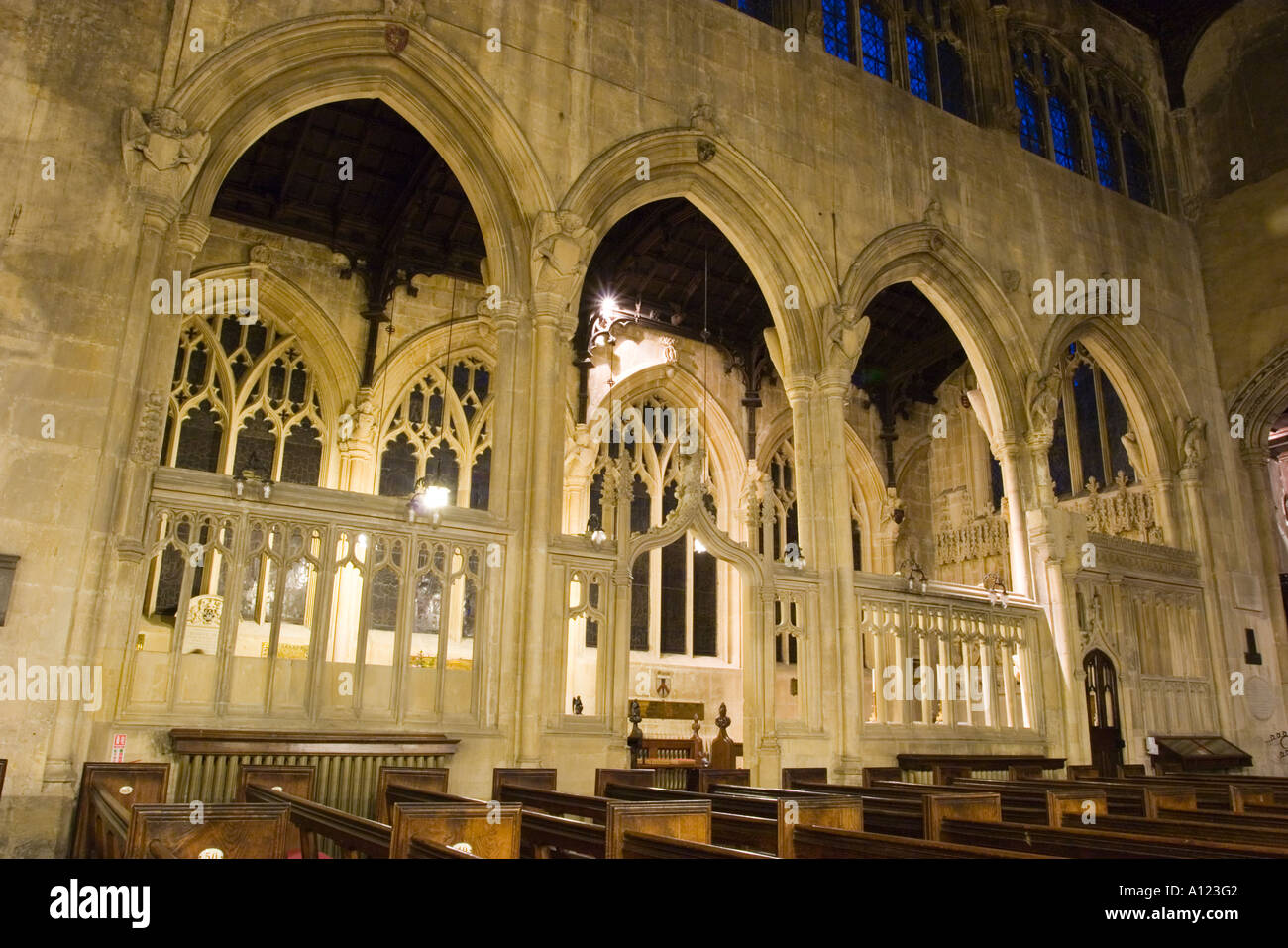 Interior of ancient church Stock Photo - Alamy