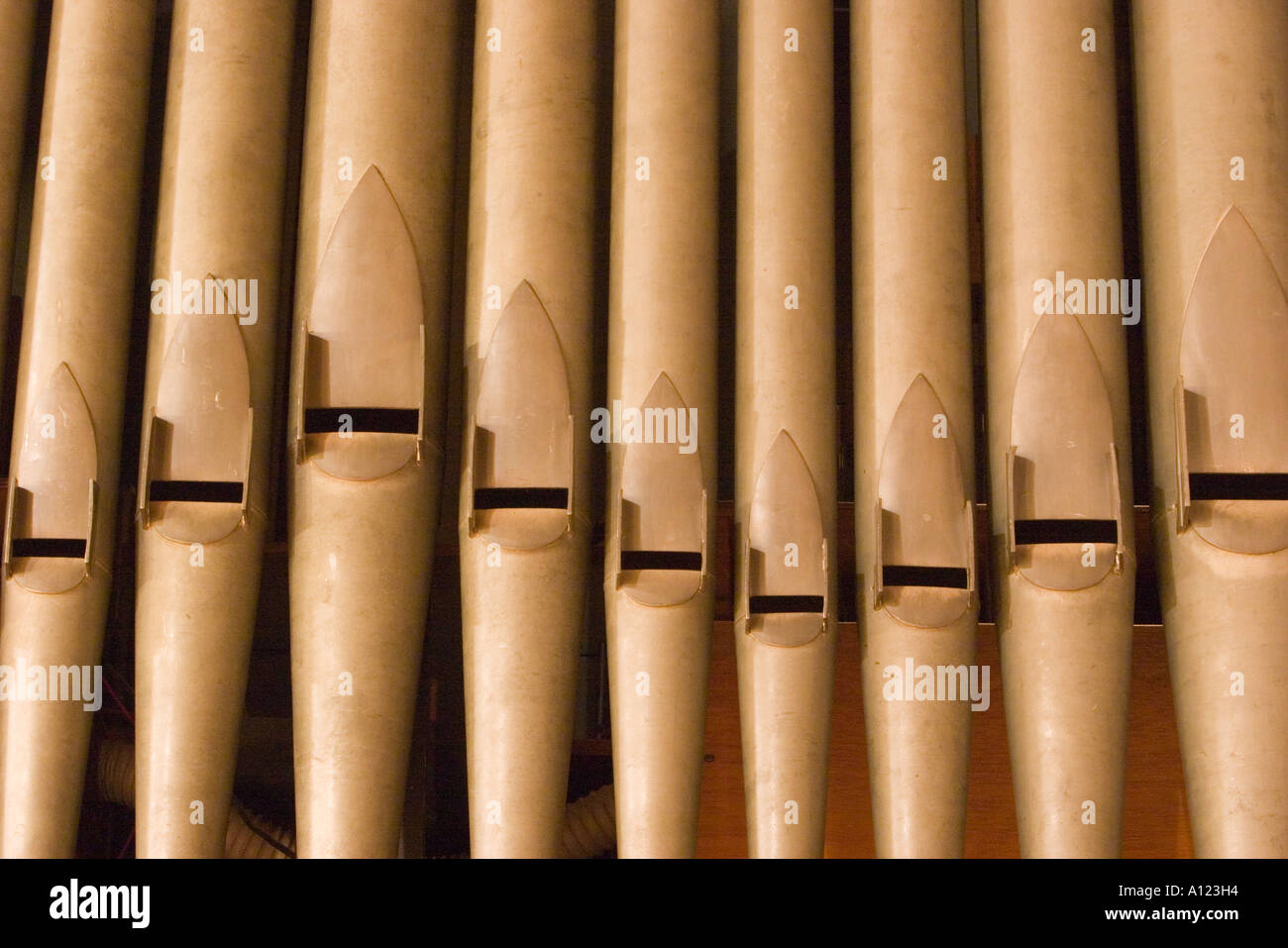 Plain organ pipes Stock Photo - Alamy