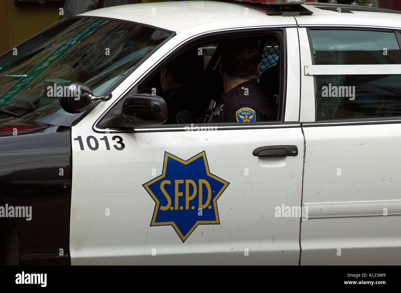 San Francisco Police Department police car, San Francisco, California ...