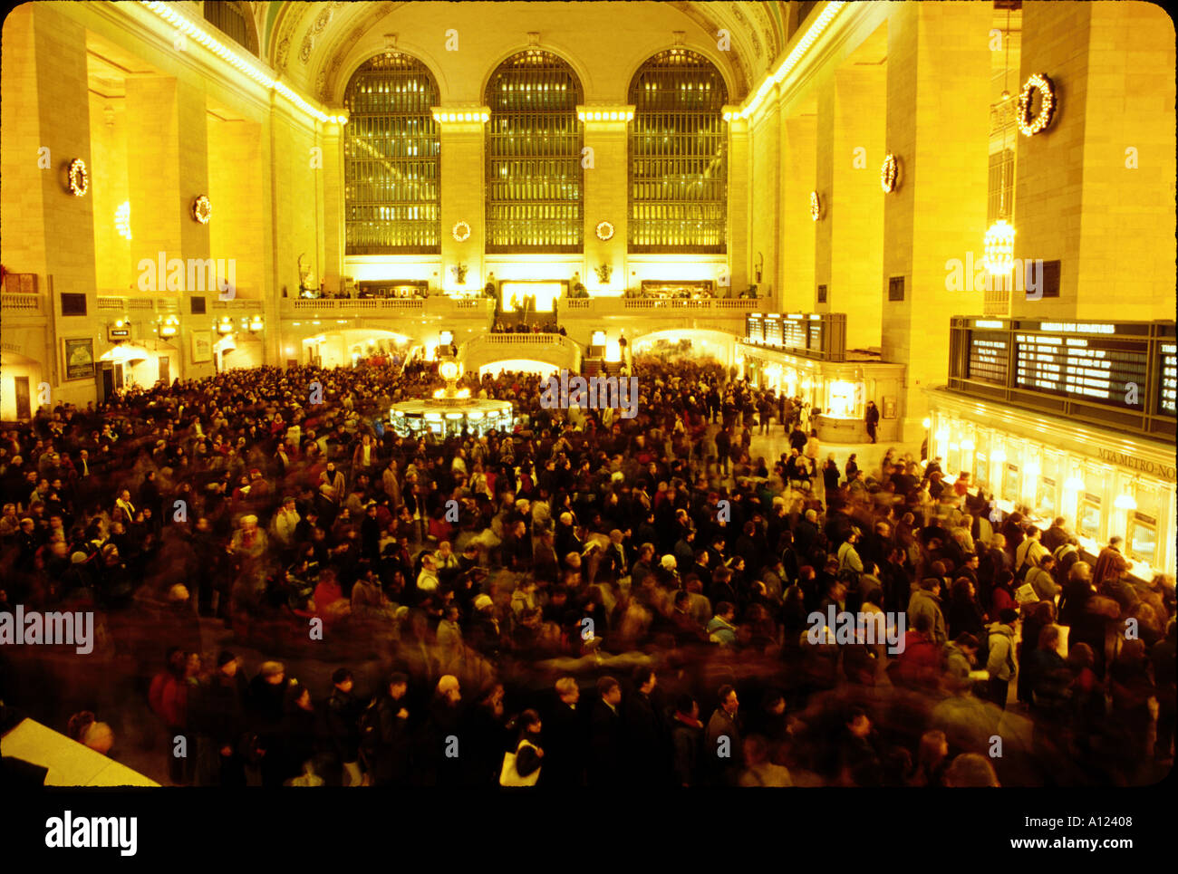 USA NEW YORK NEW YORK CITY GRAND CENTRAL STATION TERMINAL RUSH HOUR ...