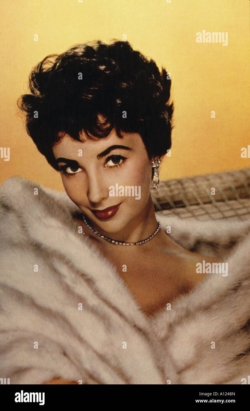 Elizabeth Taylor Actress Stock Photo - Alamy