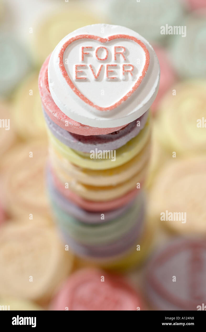 Love Heart sweets Stock Photo - Alamy