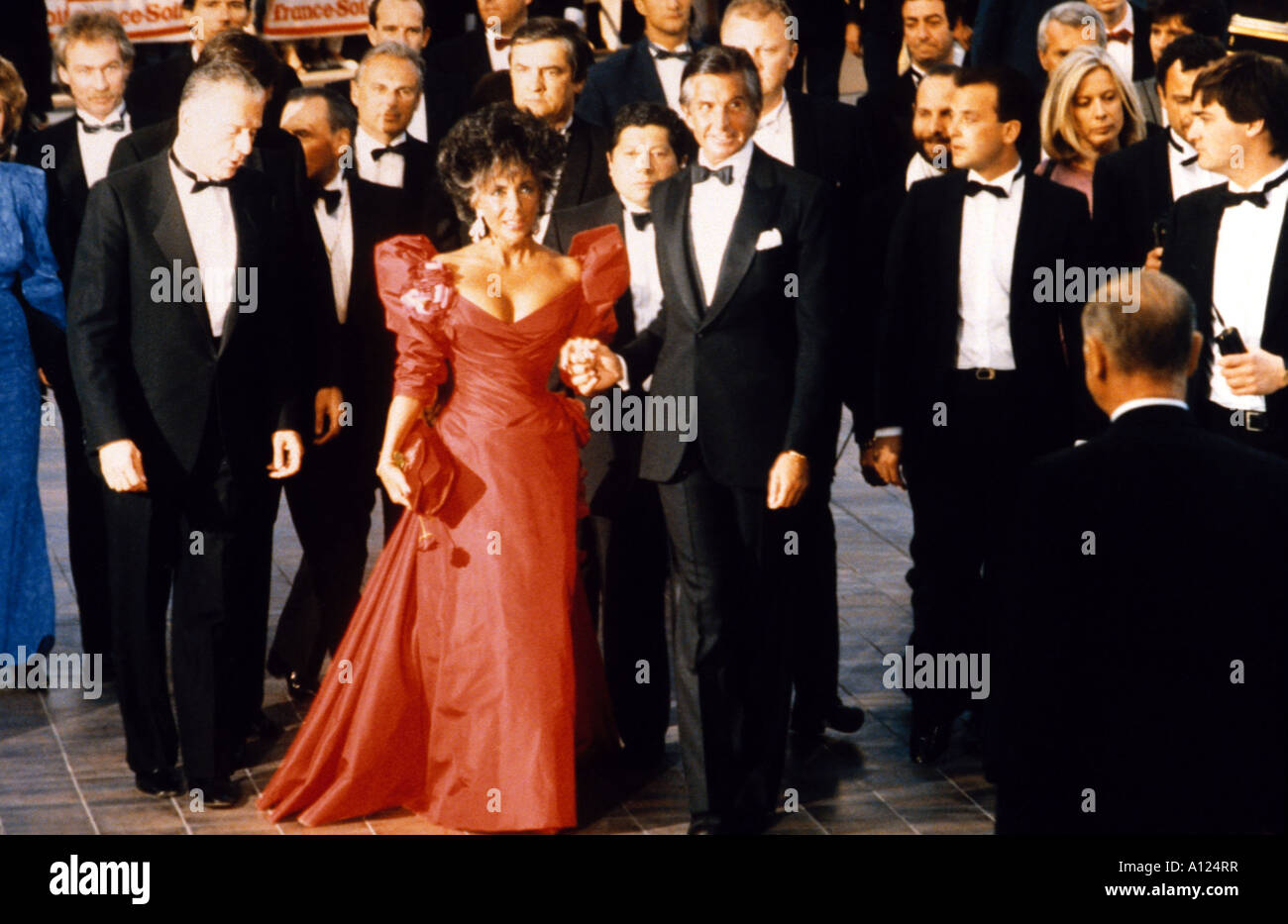 Elizabeth Taylor and George Hamilton At the International Cannes Film ...