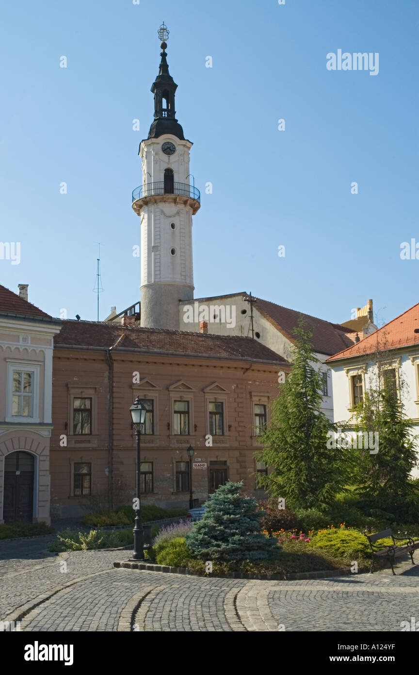 Hungary Veszprem Old Town Tuztorony Fire Tower Stock Photo - Alamy