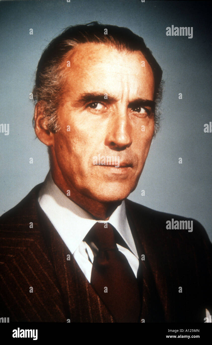 Christopher lee and actor hi-res stock photography and images - Alamy