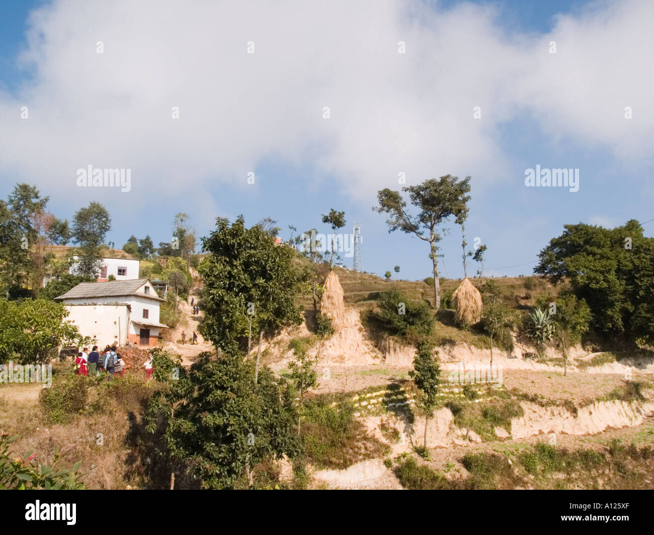 RURAL NEPAL Kavre village Dhulikhel Kathmandu Valley Nepal Asia Stock ...