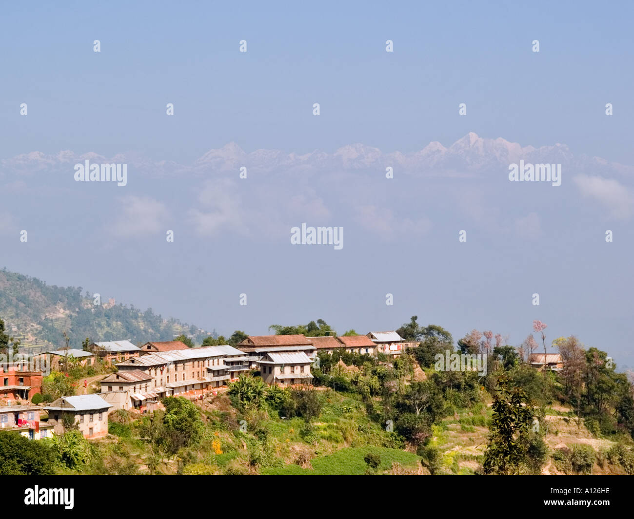 Typical himalayan scenery hi-res stock photography and images - Alamy